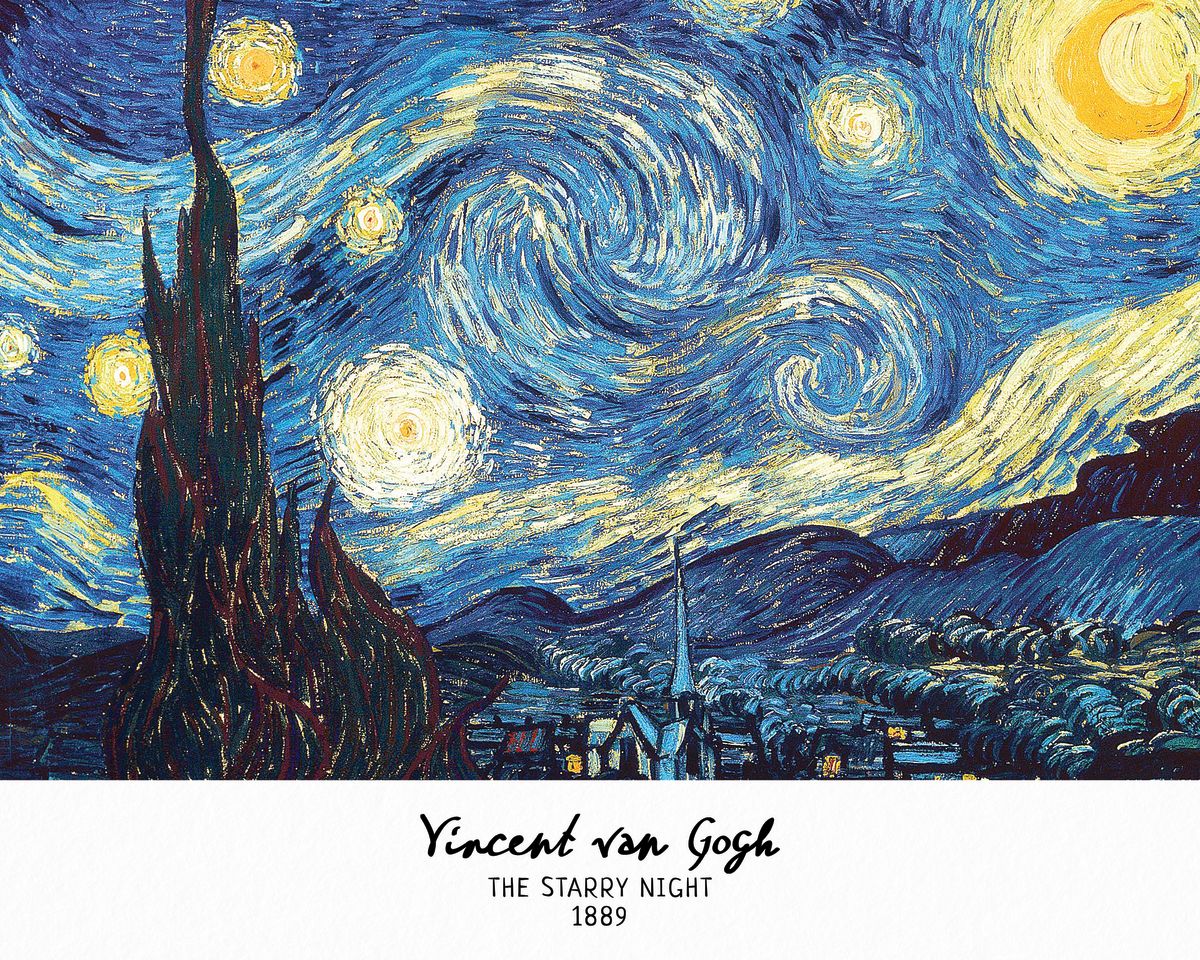 Starry Night Van Gogh Exhibition Poster – Pineapple Licensing