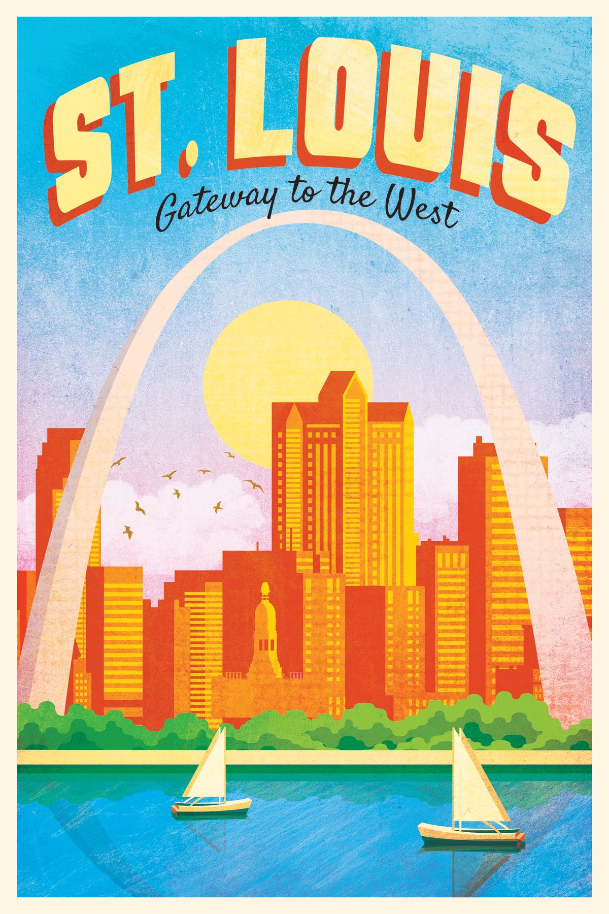 St. Louis Gateway Poster – Pineapple Licensing