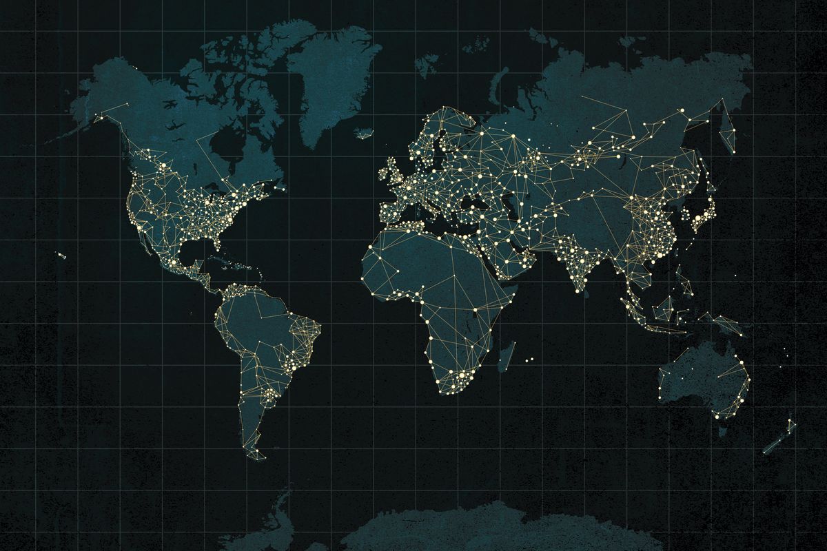 Gold Specks Grid Map – Pineapple Licensing