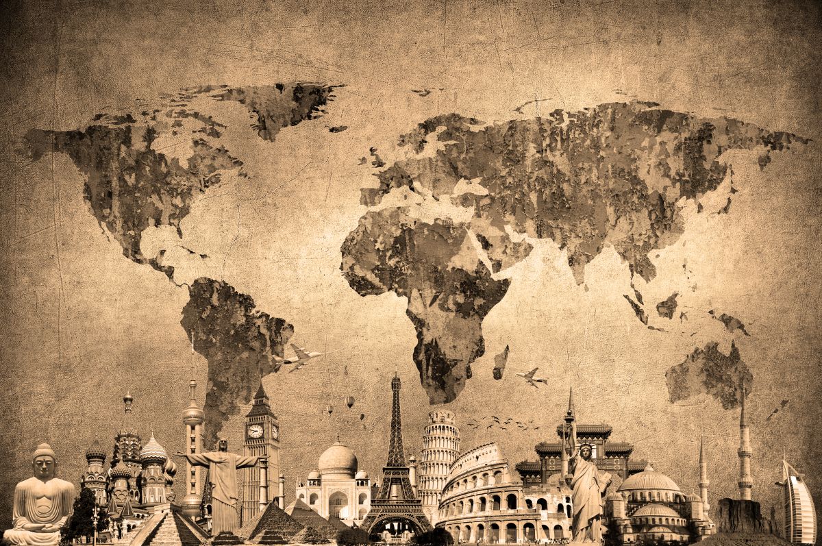 Colorful World Map Masterpiece II – Pineapple Licensing