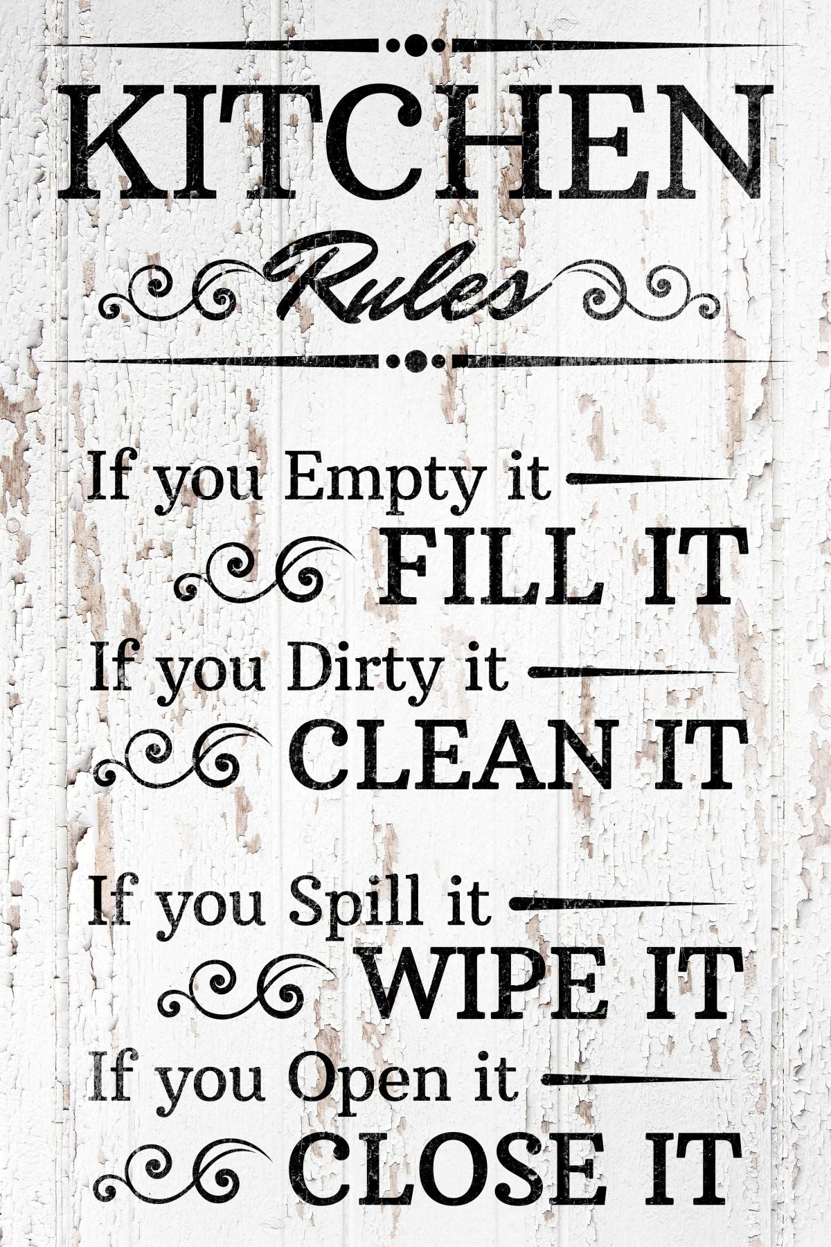 Clean Kitchen Sign – Pineapple Licensing