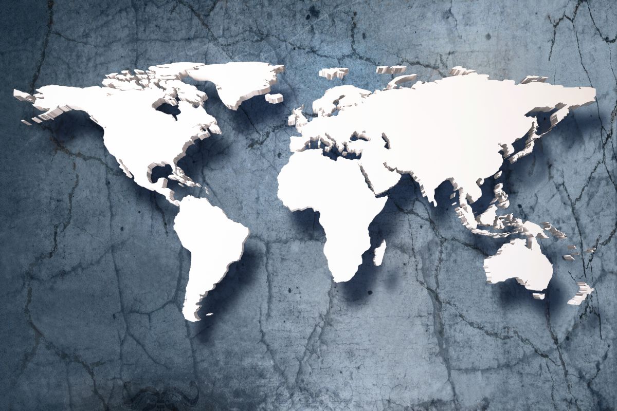 Stone World Map – Pineapple Licensing