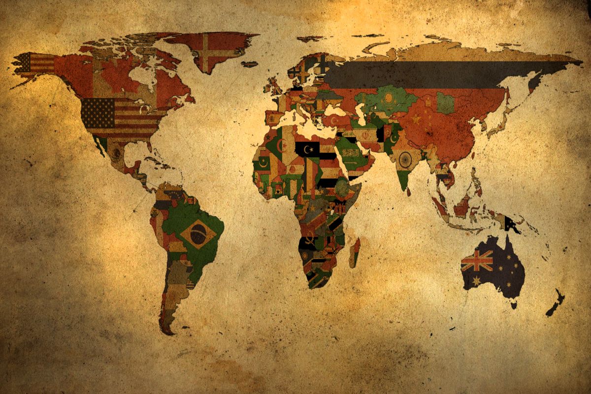 Flags Of The World Map – Pineapple Licensing
