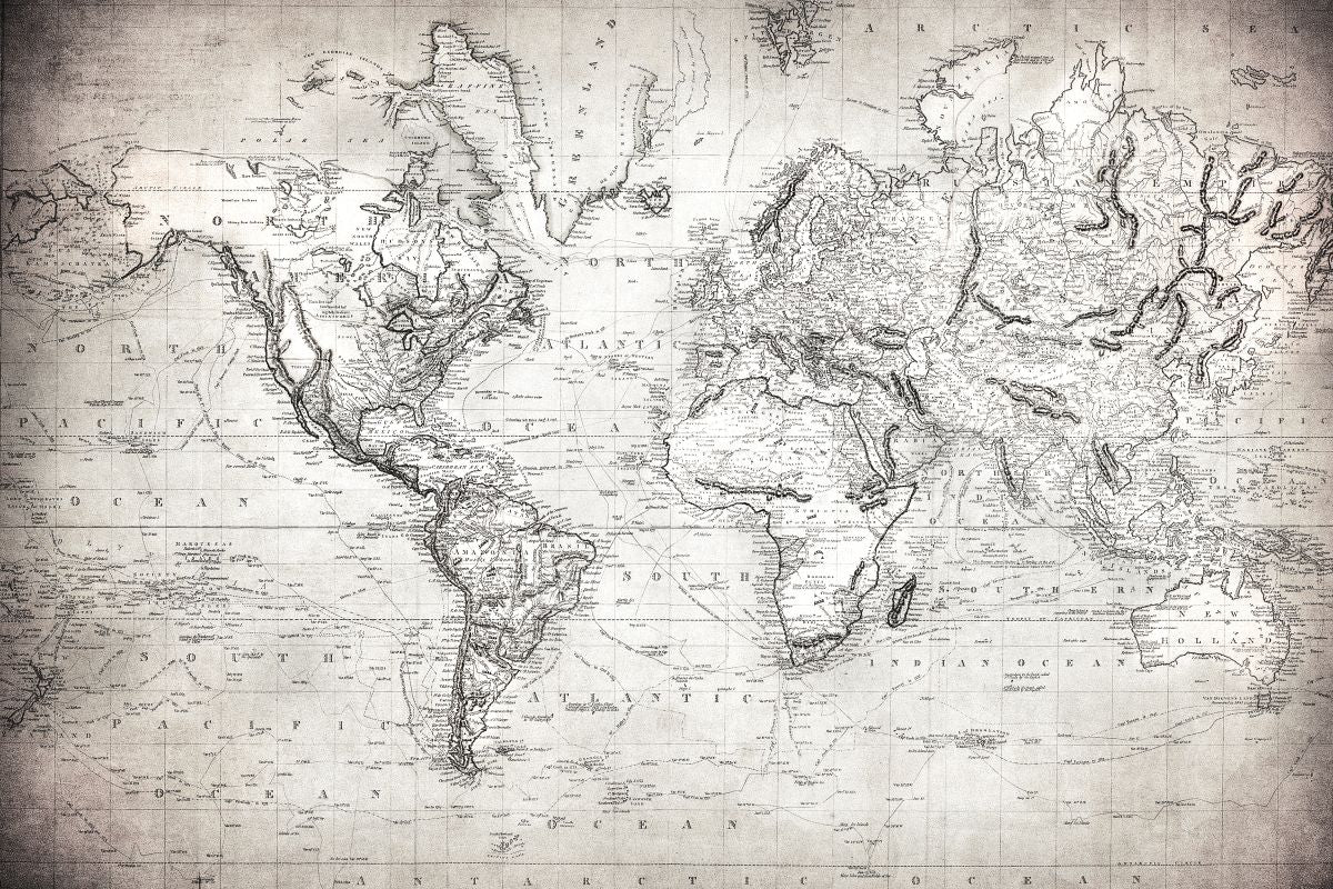 Simple World Map – Pineapple Licensing