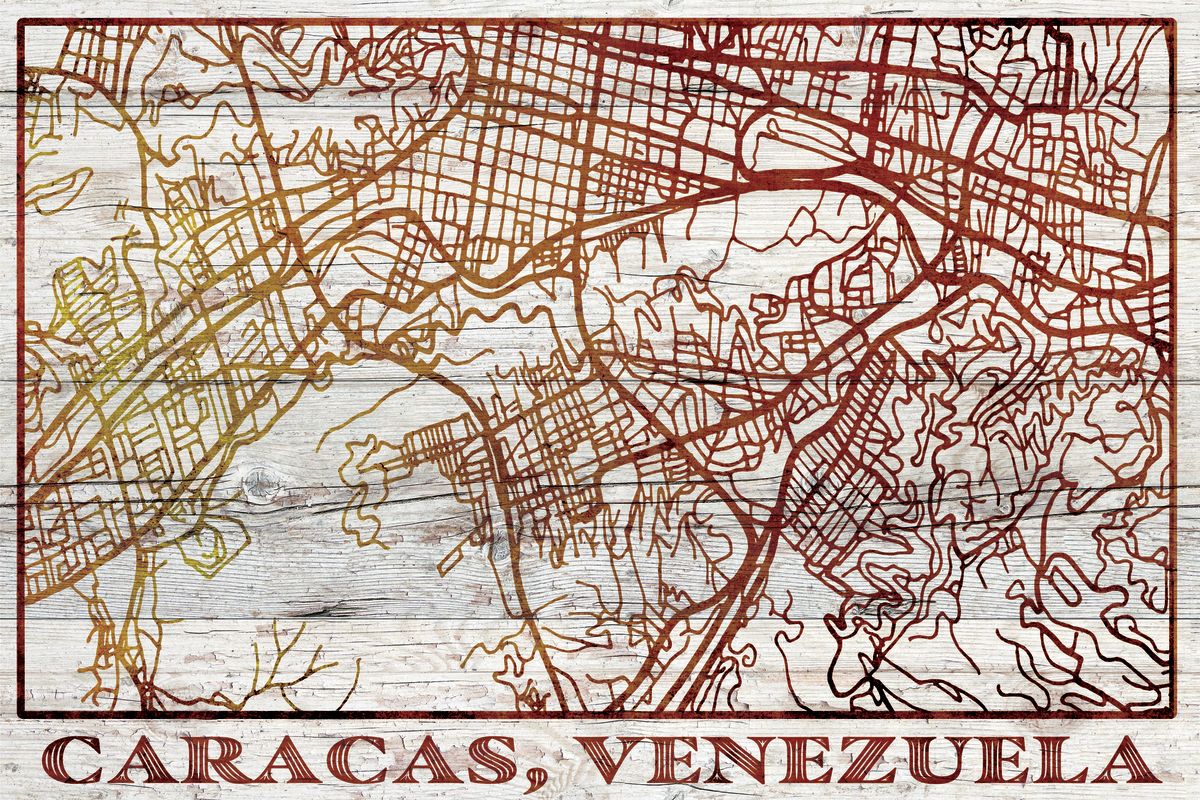 Caracas City Map – Pineapple Licensing