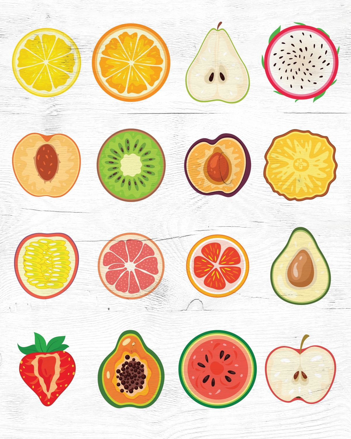 Fruits Chart – Pineapple Licensing