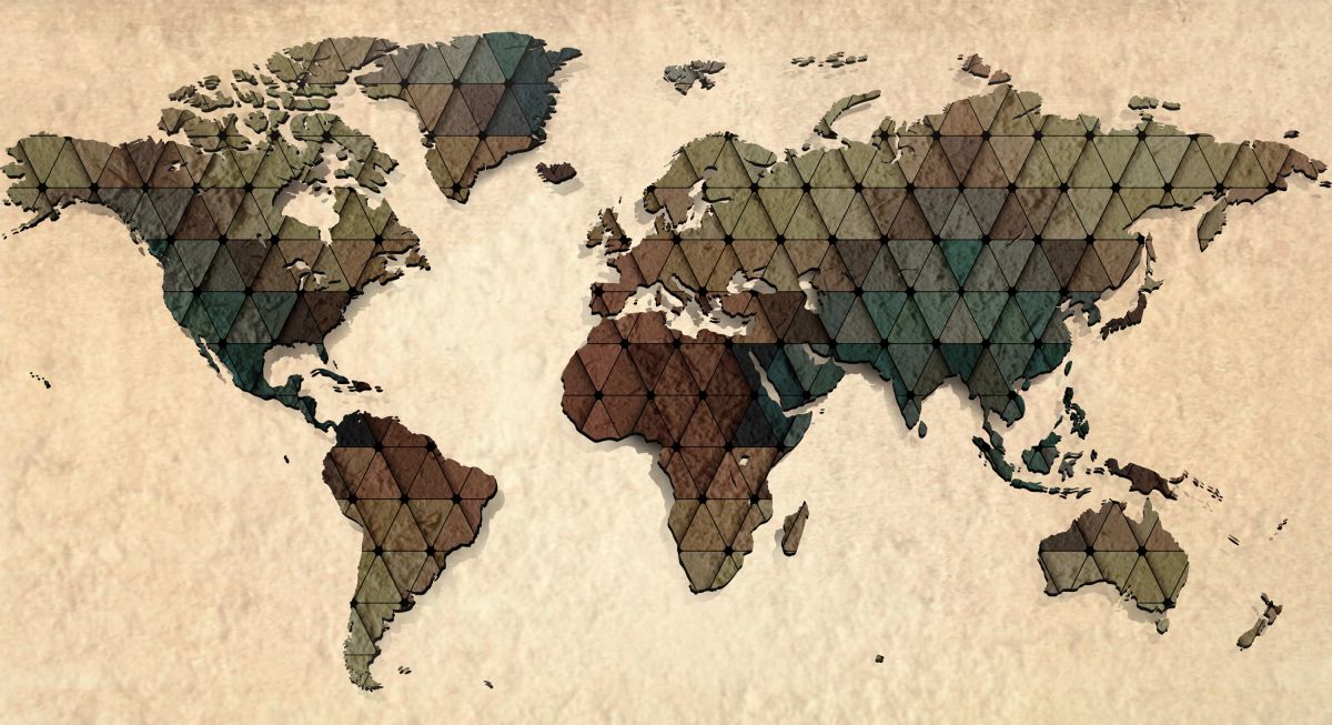 Unique World Map – Pineapple Licensing