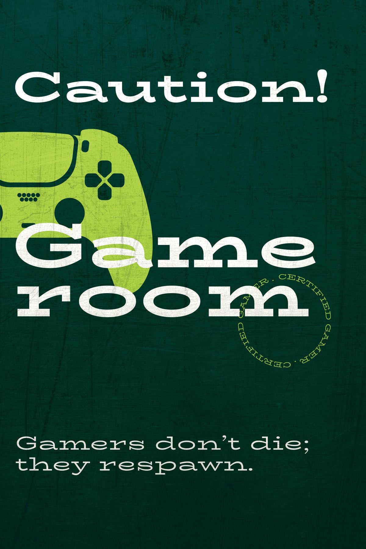 Caution Game Room – Pineapple Licensing