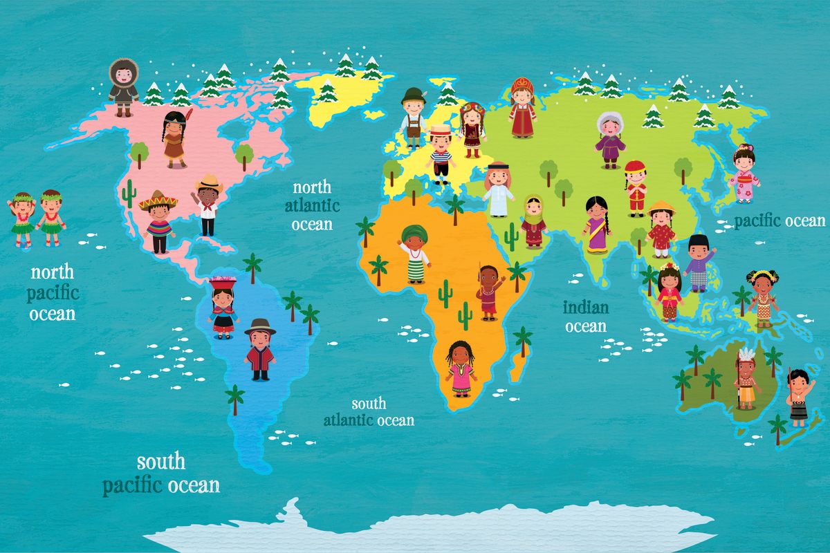 Cultural World Map – Pineapple Licensing