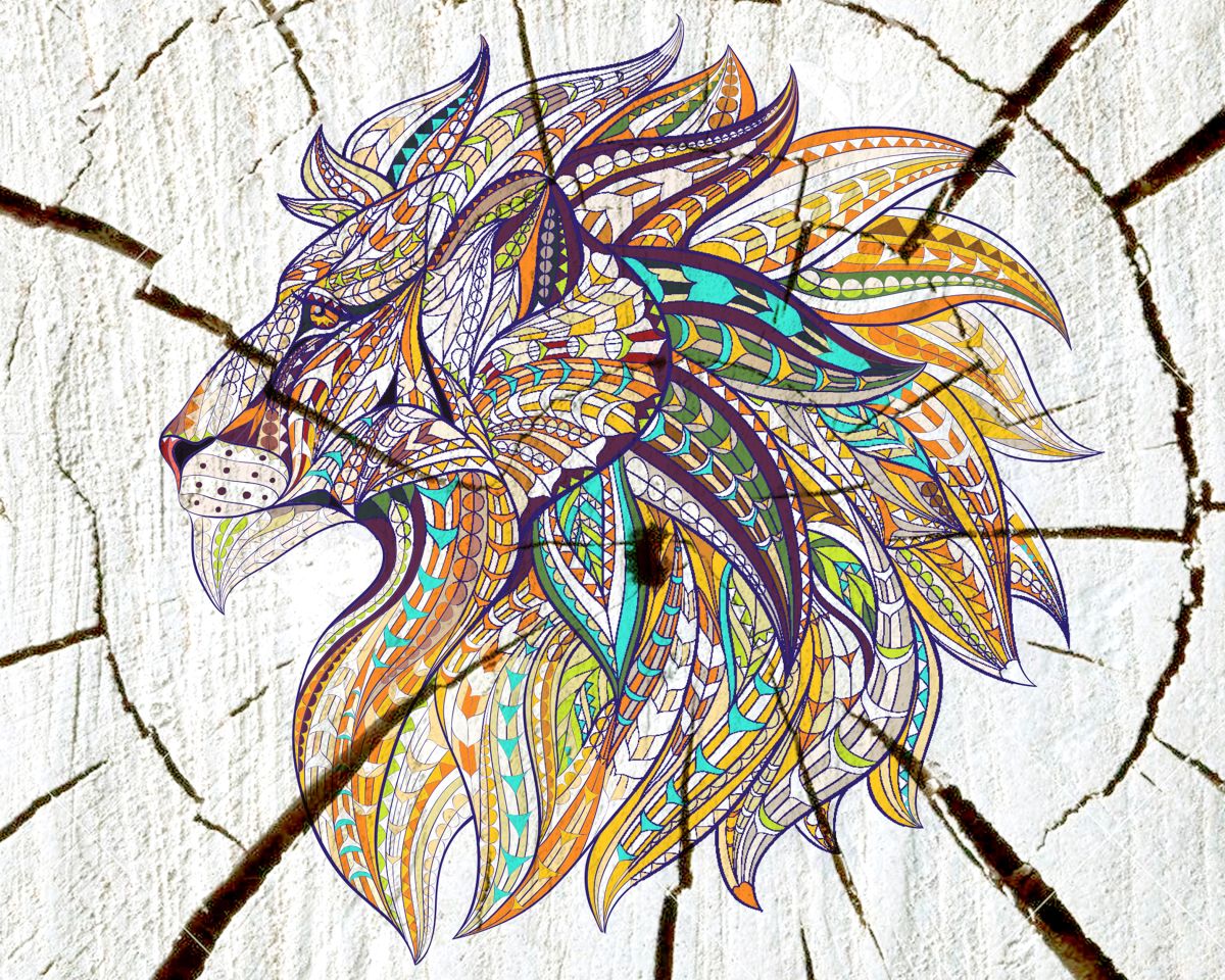 Zentangle Lion – Pineapple Licensing