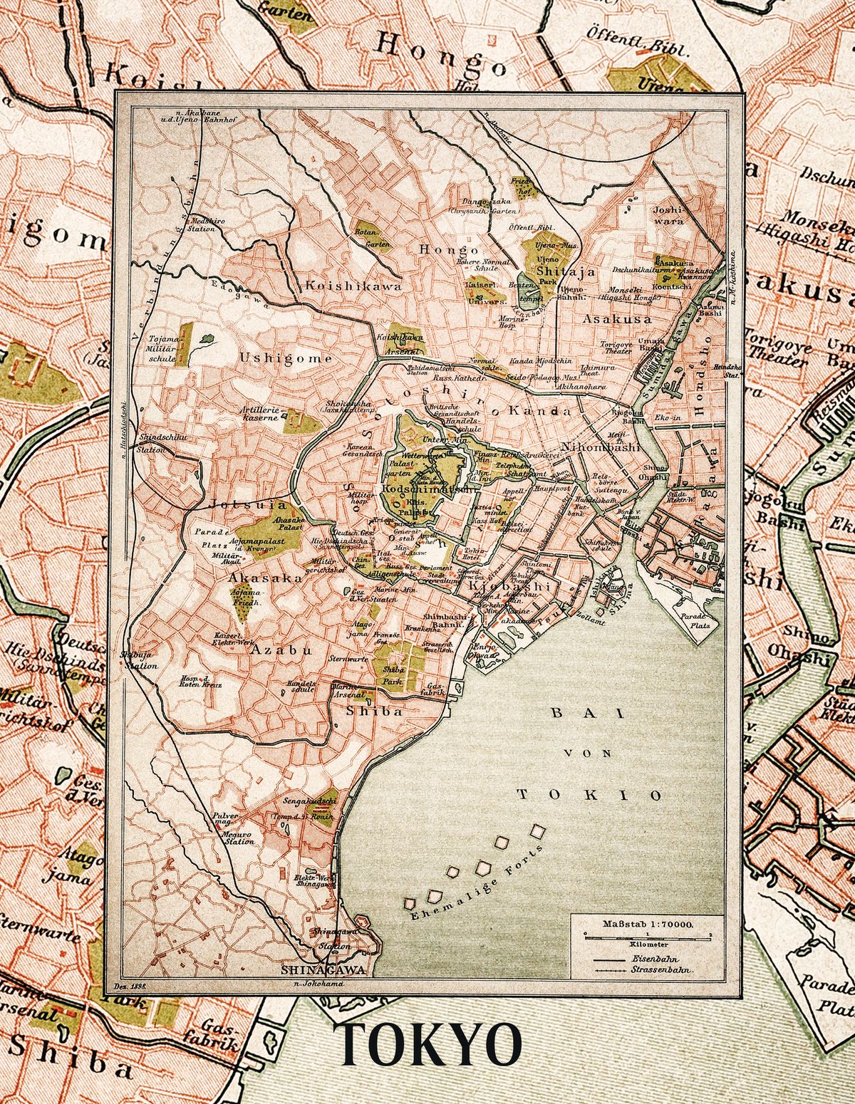 Classic Tokyo City Map – Pineapple Licensing