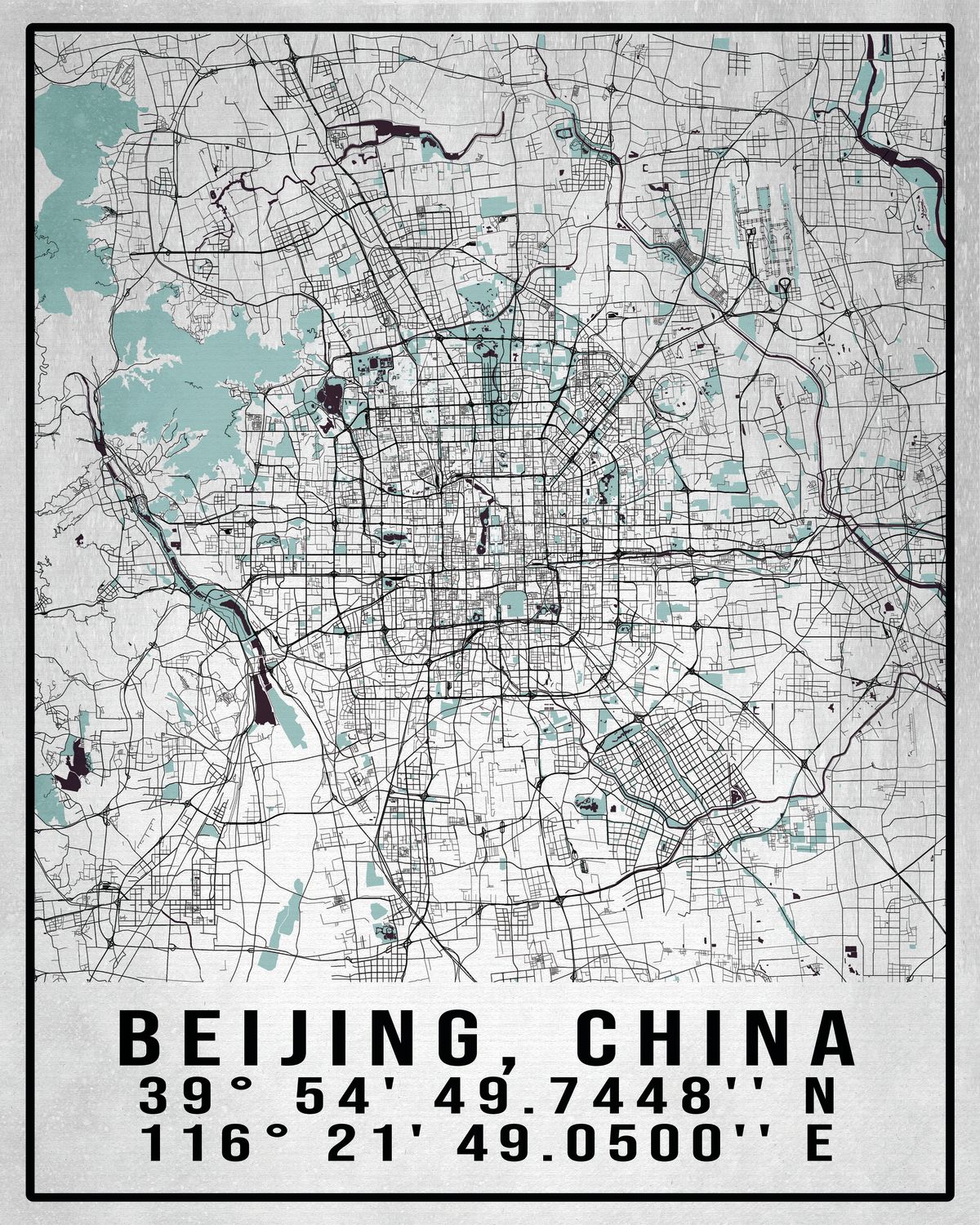 Beijing City Map – Pineapple Licensing