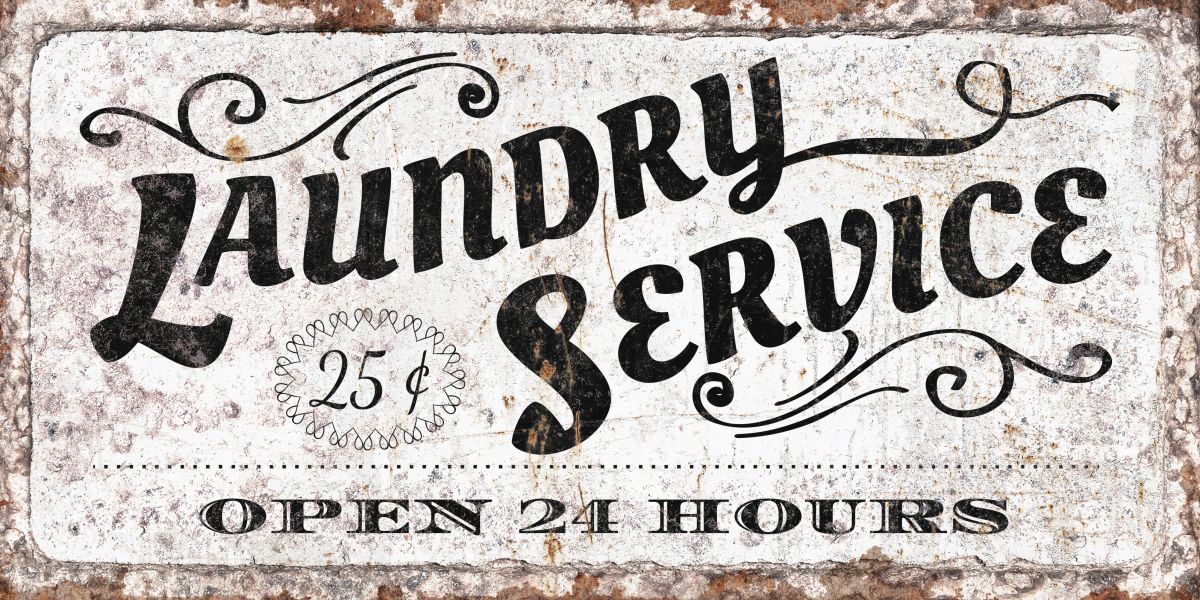 Laundry Service Sign – Pineapple Licensing