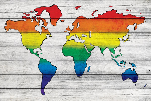 Pride World Map – Pineapple Licensing