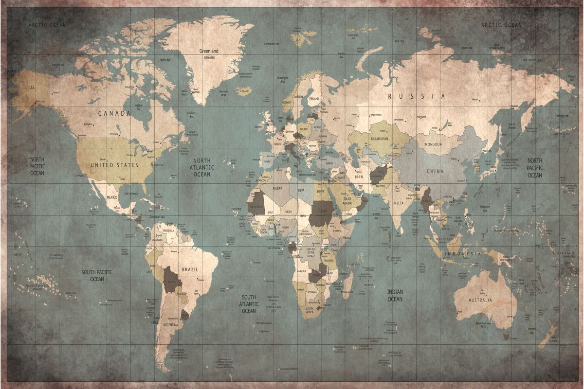 Stained Map – Pineapple Licensing