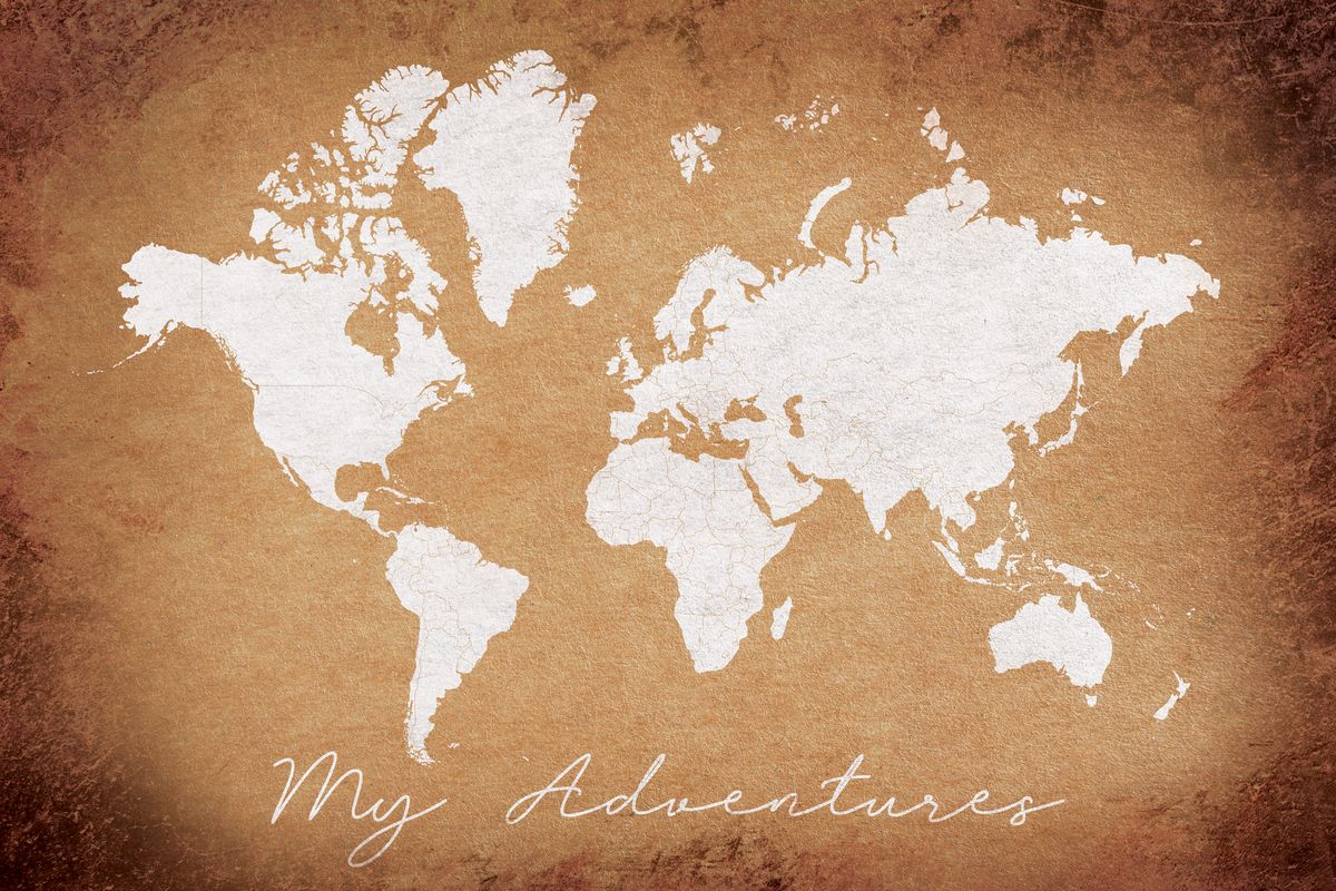 My Adventures World Map – Pineapple Licensing